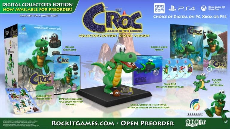 Croc Remaster: New Versions Announced, Release Delayed - Retro News