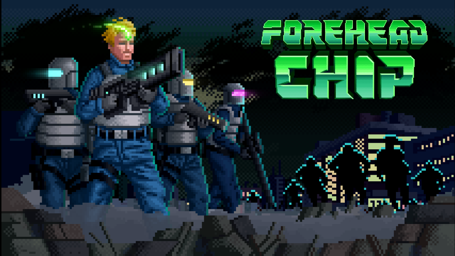 Retro Shooter Forehead Chip Aiming Its Release Date On Steam - Retro News