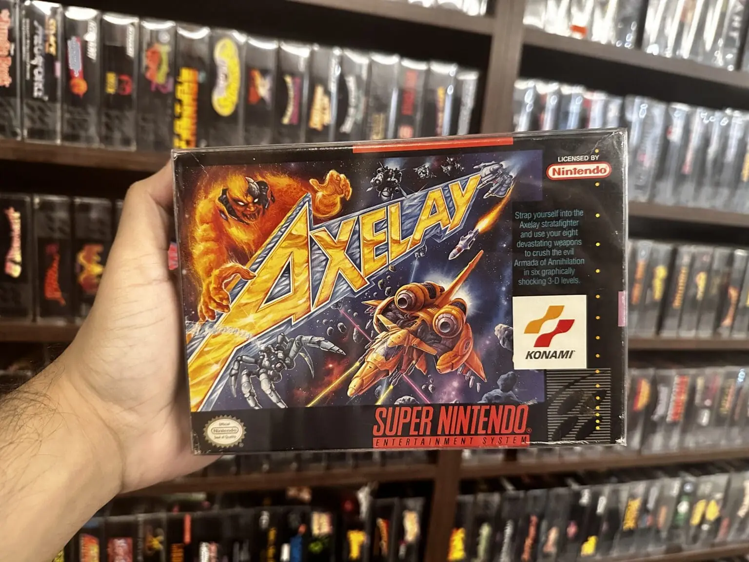 Konami Renews Trademark For Axelay, Classic SNES Shoot 'Em Up Game