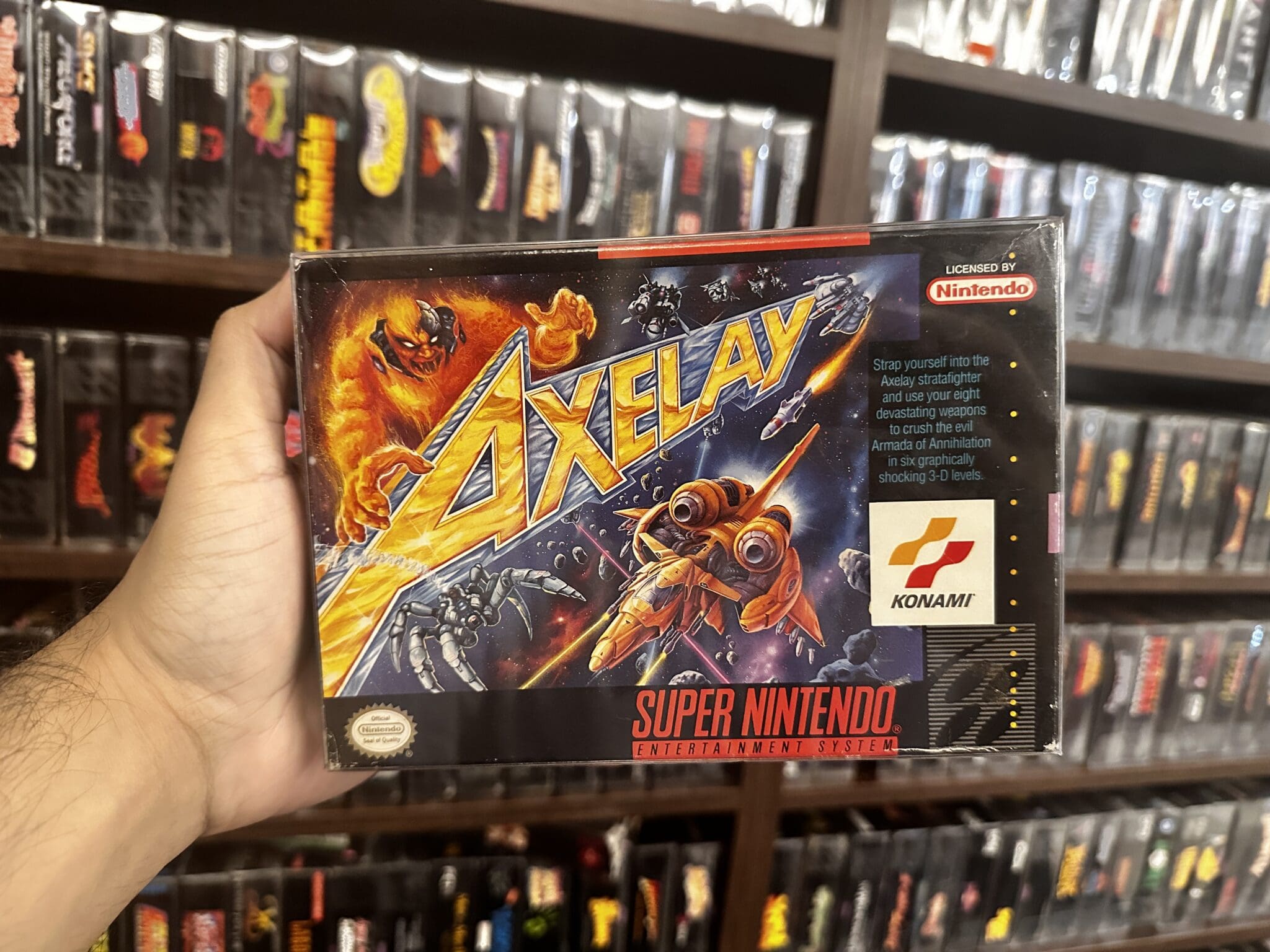 Konami Renews Trademark For Axelay, Classic SNES Shoot 'Em Up Game