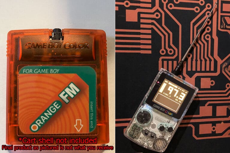 Orange FM Cartridge Transforms Game Boy Into a Radio